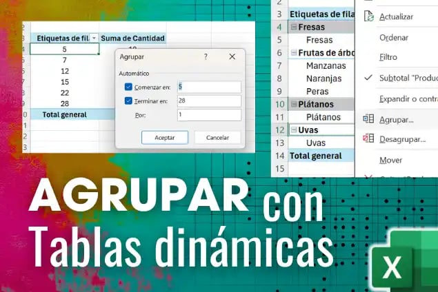 Inmovilizar filas y columnas en Excel