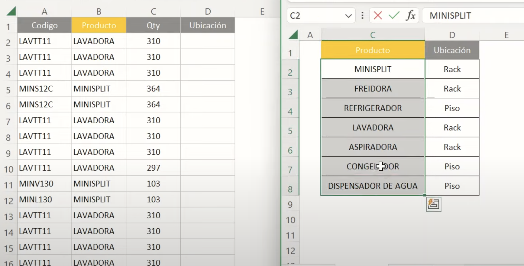Cómo cruzar bases de datos en Excel