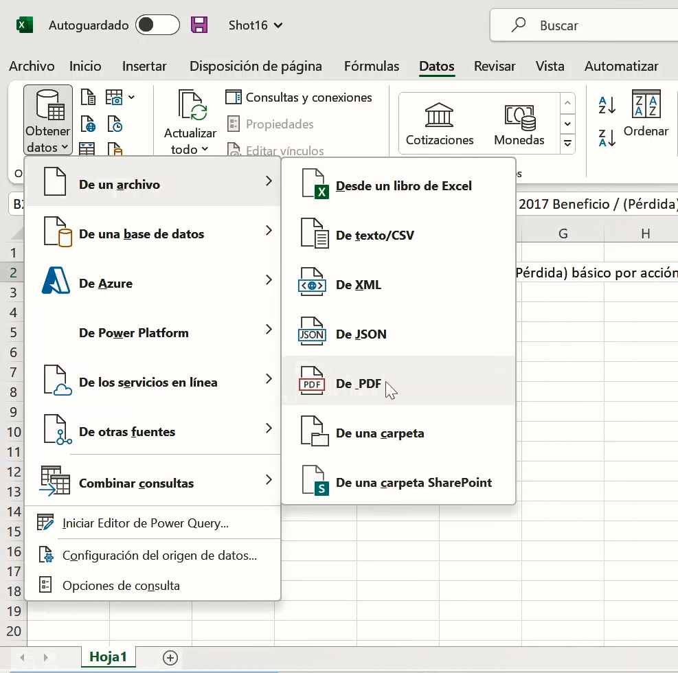 Convertir PDF a Excel sin perder formato